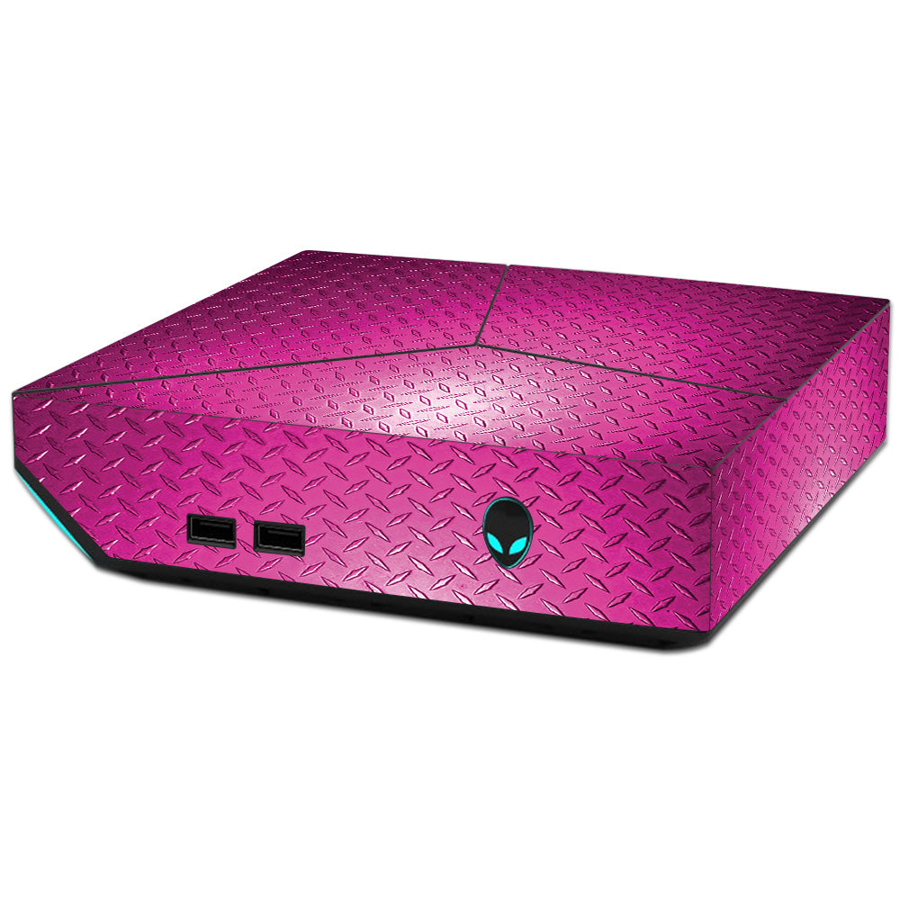 Pink Diamond Plate Skin For Alienware Steam Machine — MightySkins