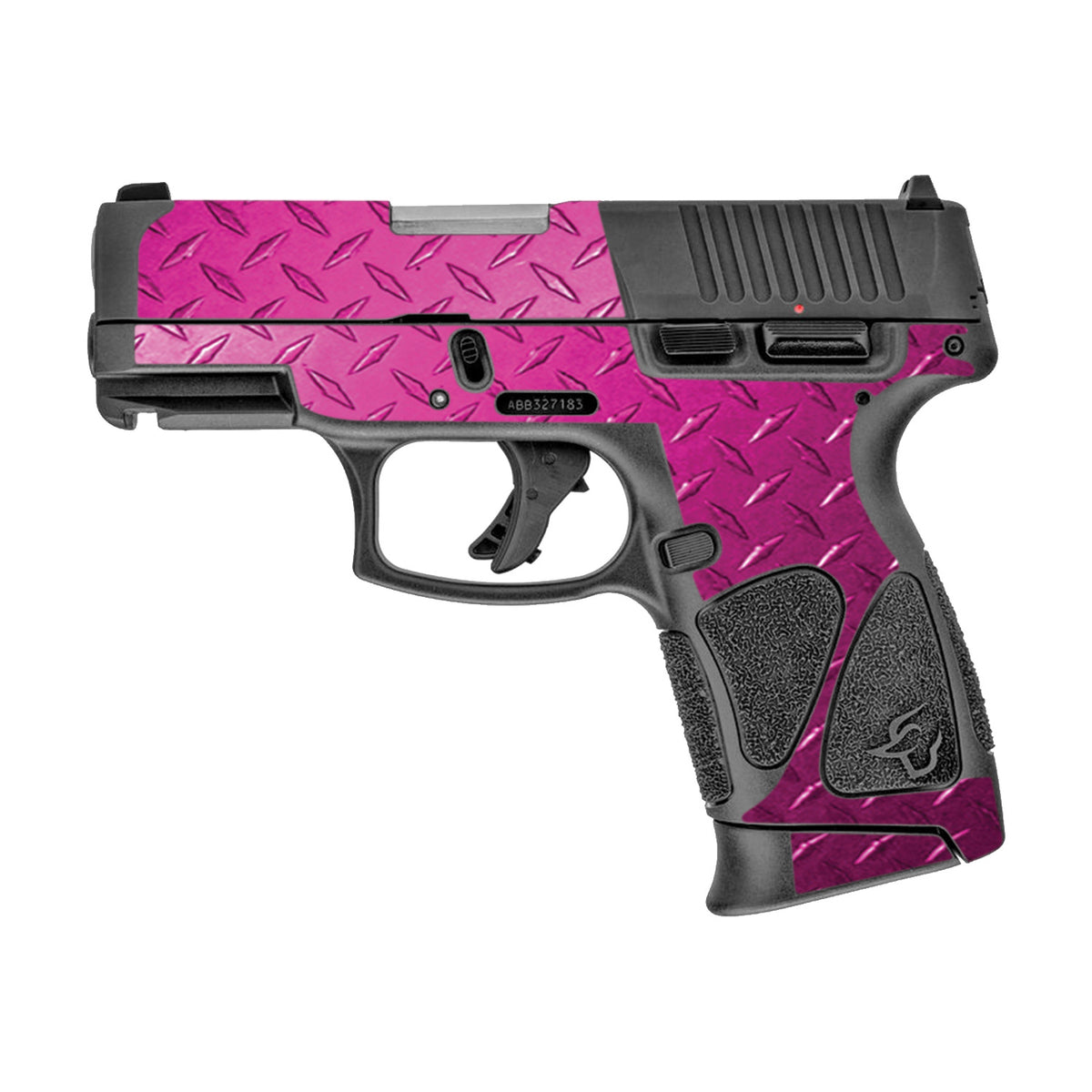 Pink Diamond Plate Skin For Taurus G3c 9mm Luger — MightySkins