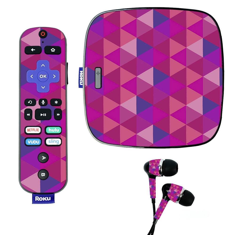 Pink Kaleidoscope Skin For Roku Ultra — MightySkins