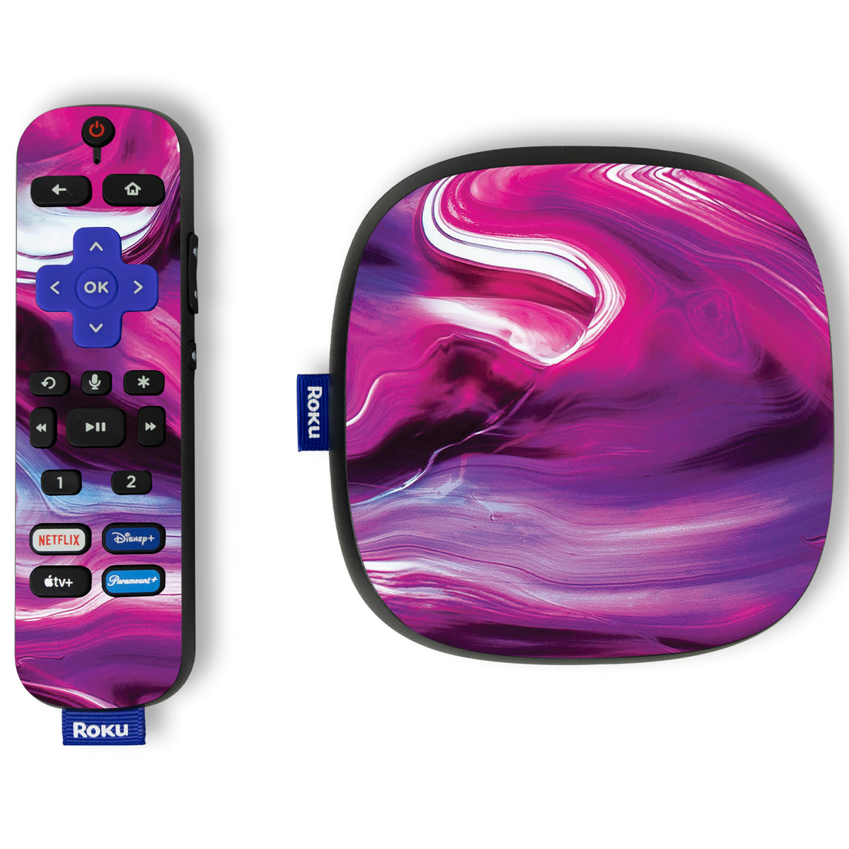 Pink Melt Skin For Roku Ultra Model 4802 (2022) — MightySkins