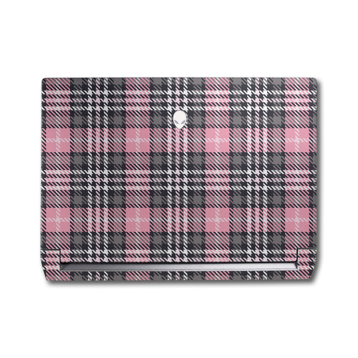 Pink Plaid Skin For Alienware M17 R5 (2022) Laptop — MightySkins