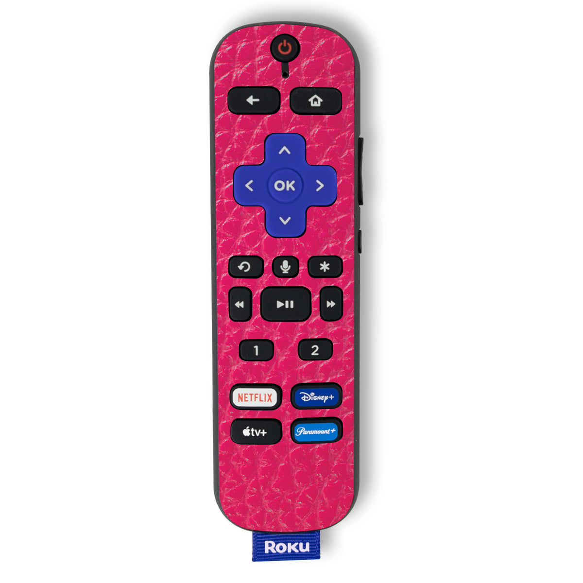 Pink Pleather Skin For Roku Voice Remote Pro — MightySkins