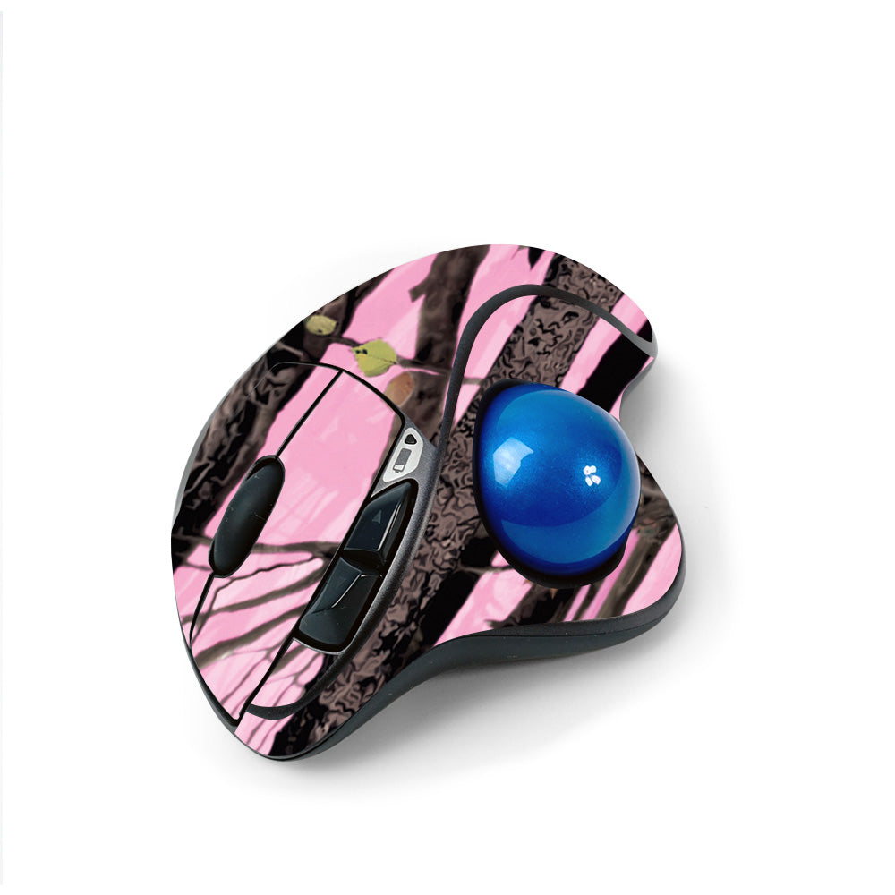 Pink Tree Camo Skin For Logitech M570 Wireless Trackball Mouse ...