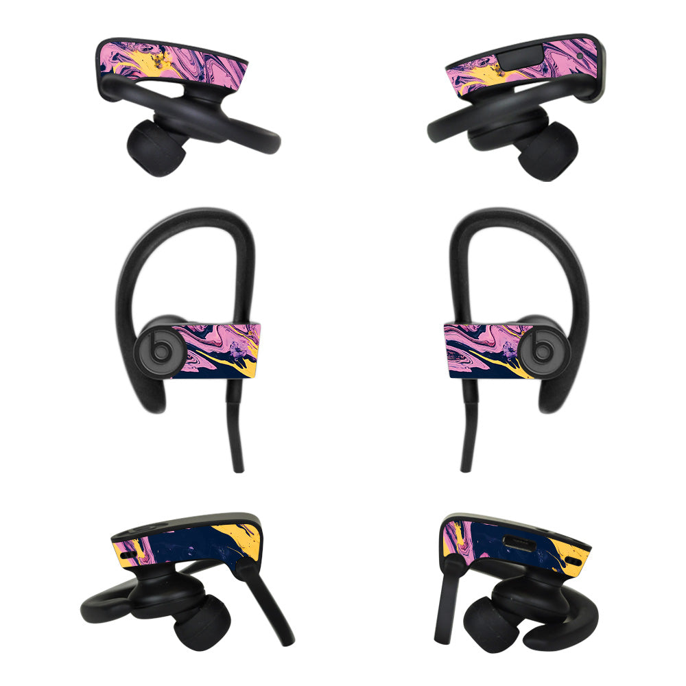 Pink Wiggle Skin For Beats Powerbeats3 — MightySkins