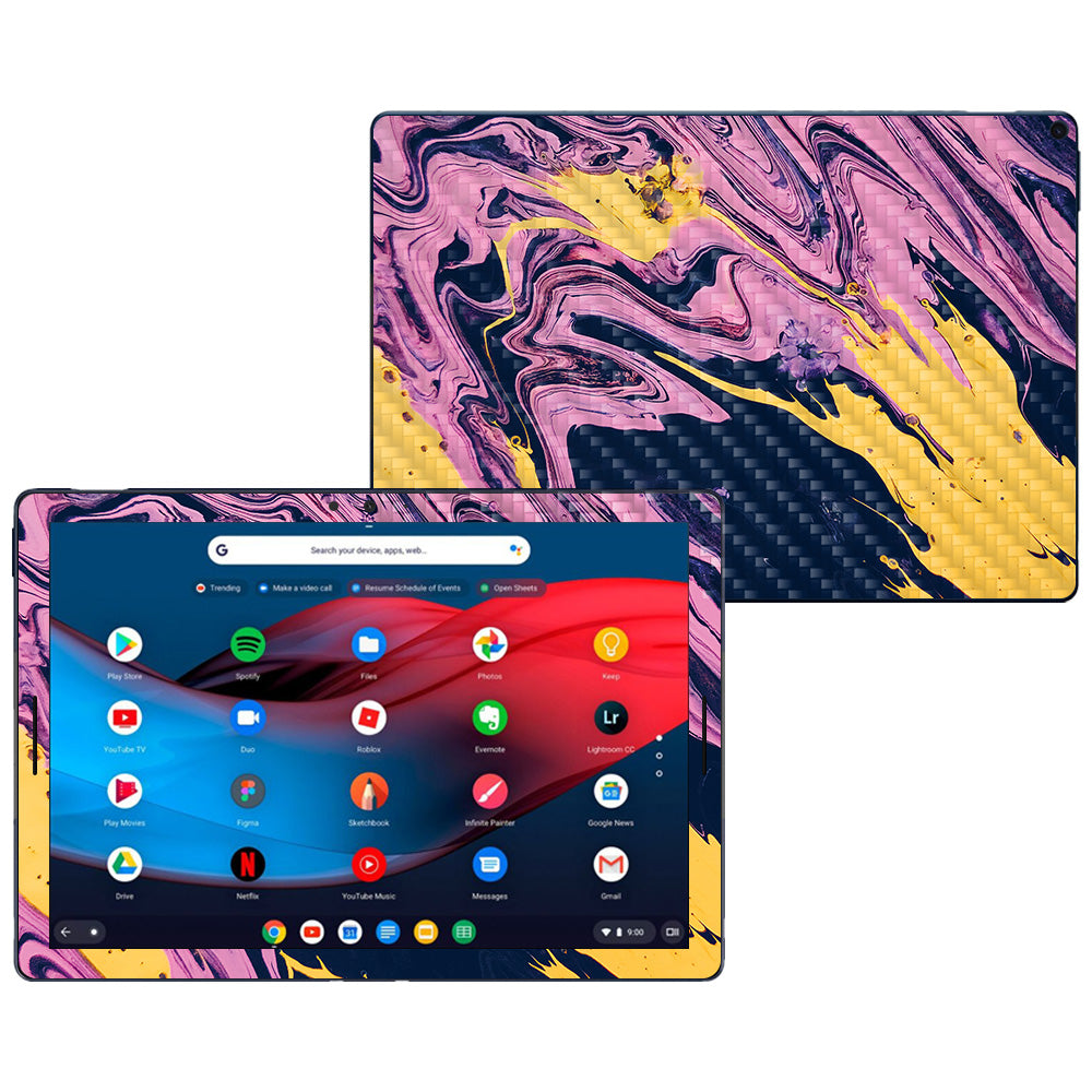 Pink Wiggle Skin For Google Pixel Slate 12.3" (2018) — MightySkins
