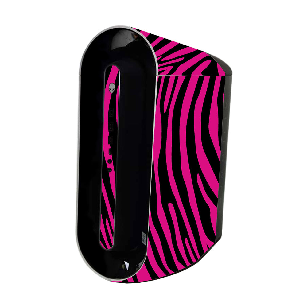 Pink Zebra Skin For Alienware Aurora R11 Gaming Desktop — MightySkins