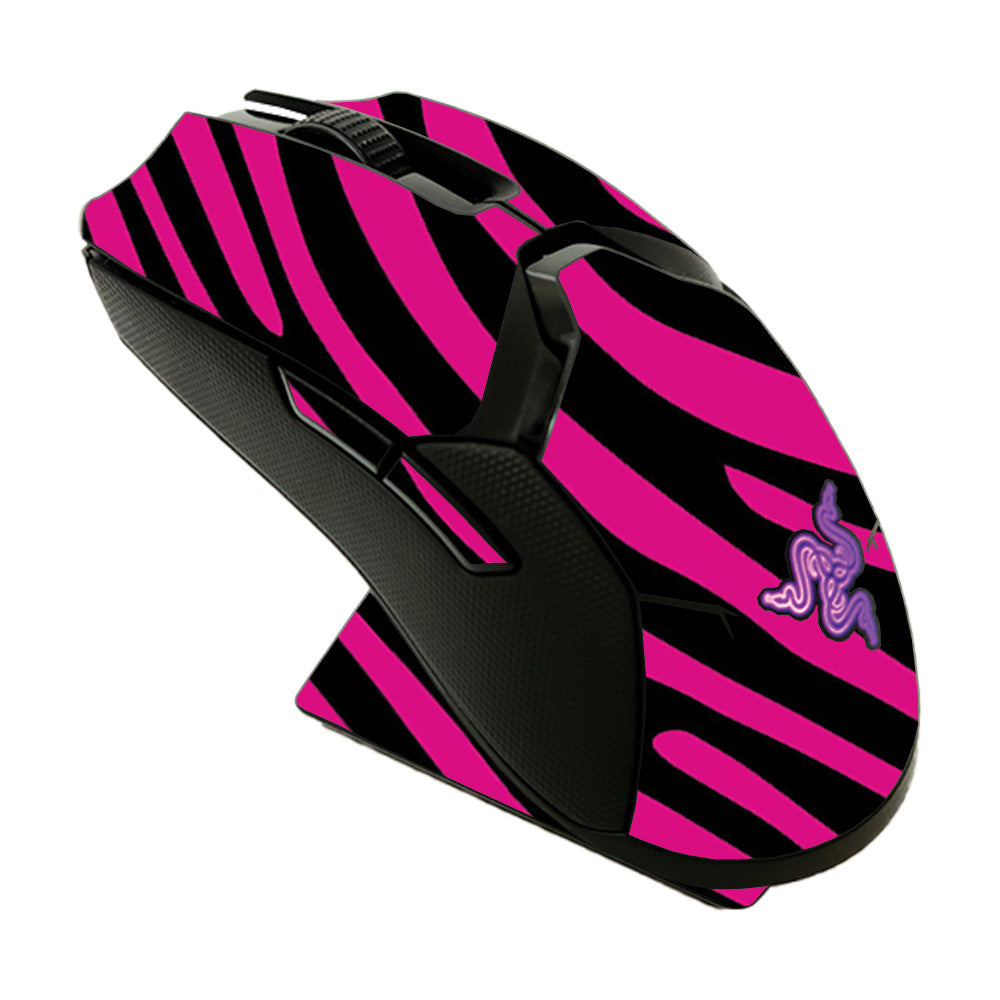 Pink Zebra Skin For Razer Viper Ultimate — MightySkins