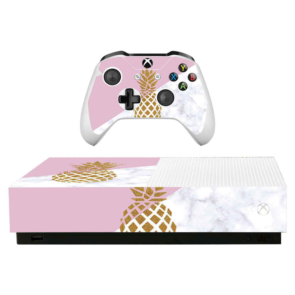 Pretty Pineapple Skin For Microsoft Xbox One S All-Digital Edition ...