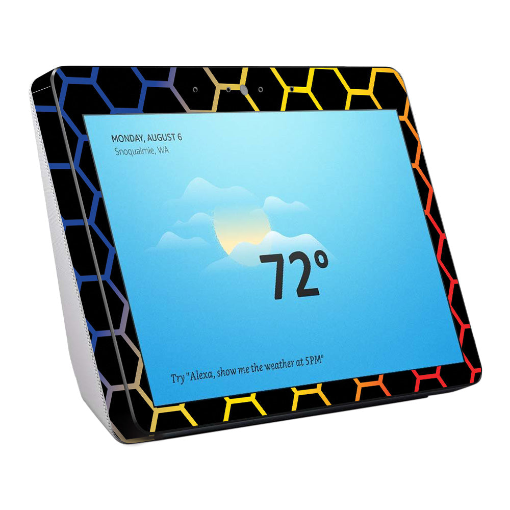 Primary Honeycomb Skin For Amazon Echo Show (2nd Gen) — MightySkins