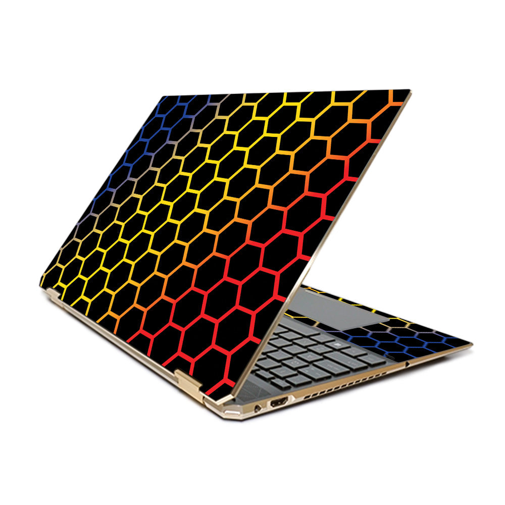 Primary Honeycomb Skin For Spectre x360 15.6" Gem-Cut (2019) — MightySkins