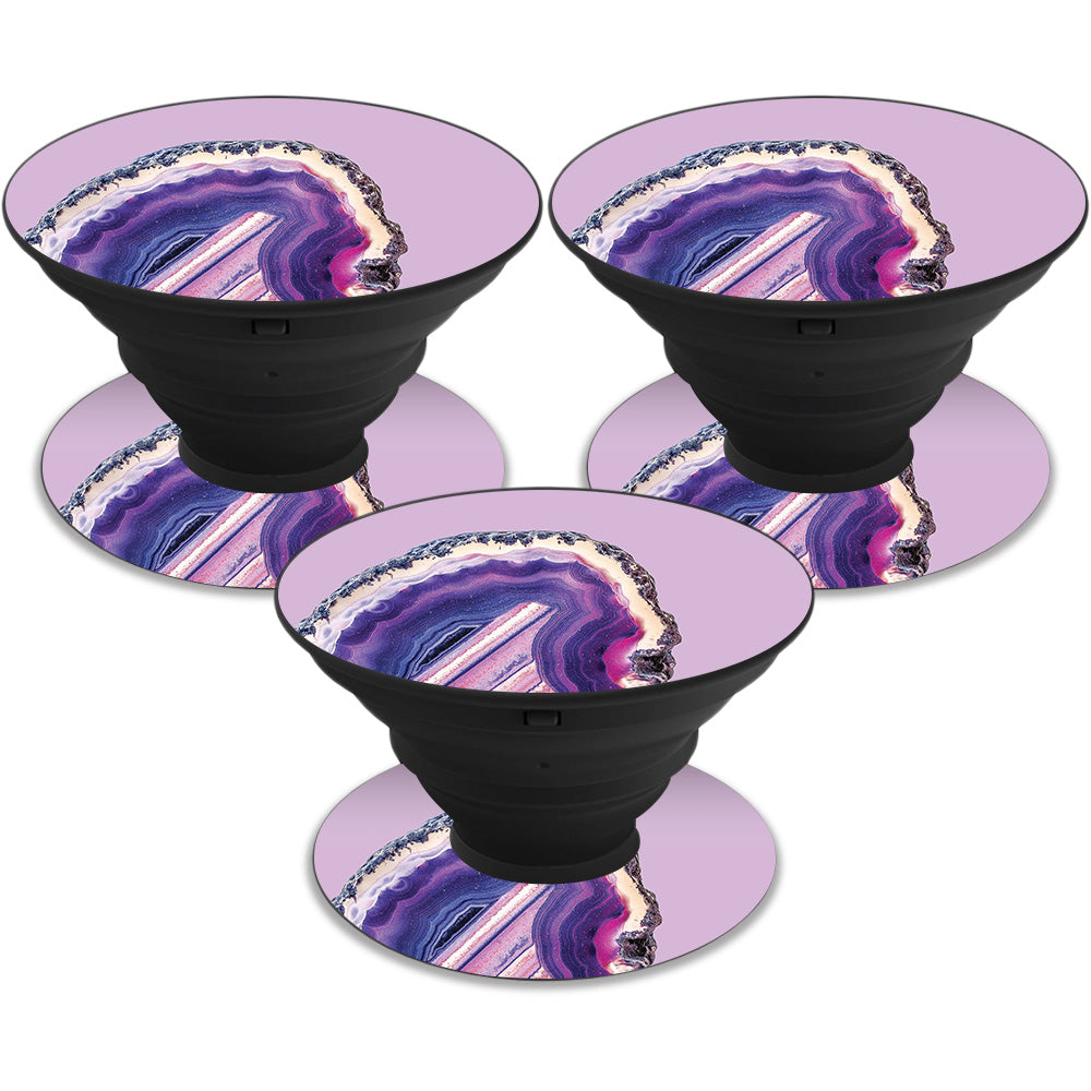 Purple Agate Skin For PopSocket PopSocket — MightySkins