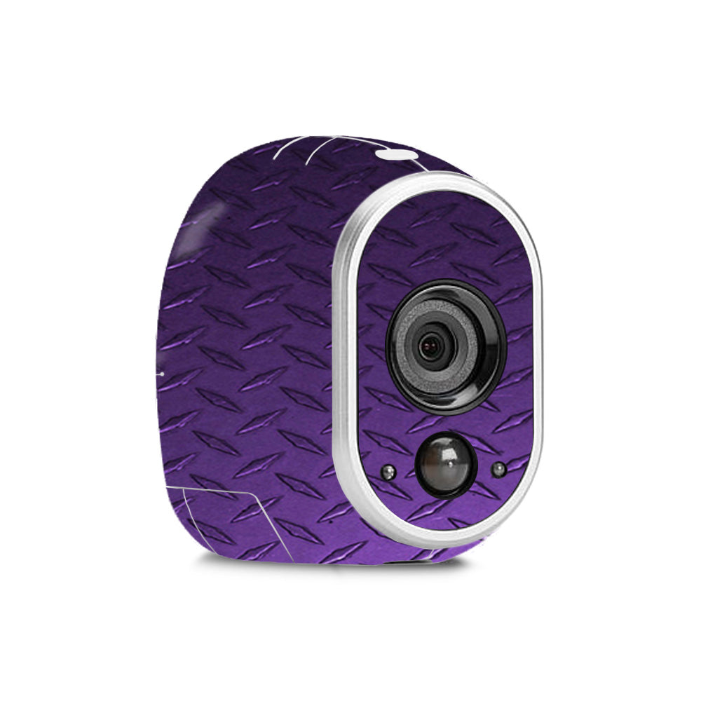 Purple Diamond Plate Skin For Netgear Arlo — MightySkins