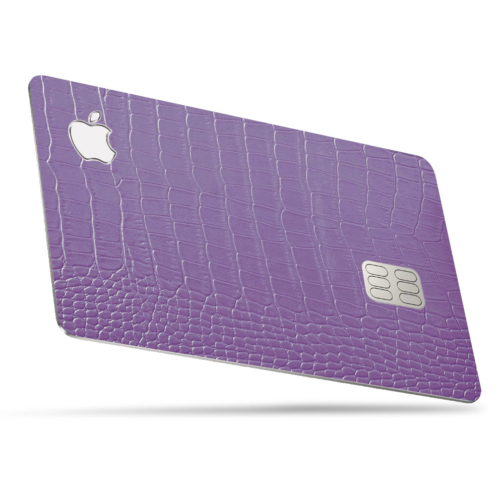 Purple Gator Skin Skin For Apple Card — MightySkins
