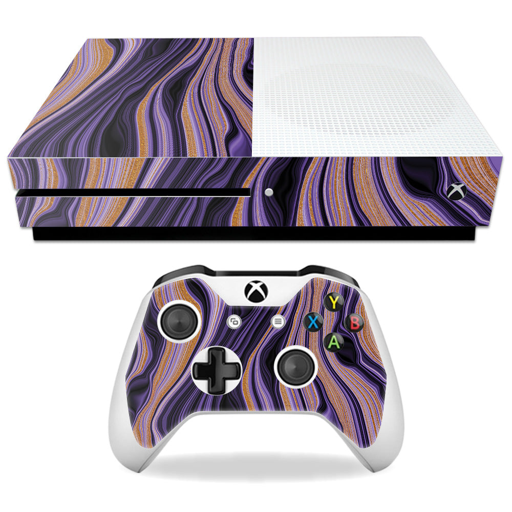 Purple Jewel Skin For Microsoft Xbox One S — MightySkins