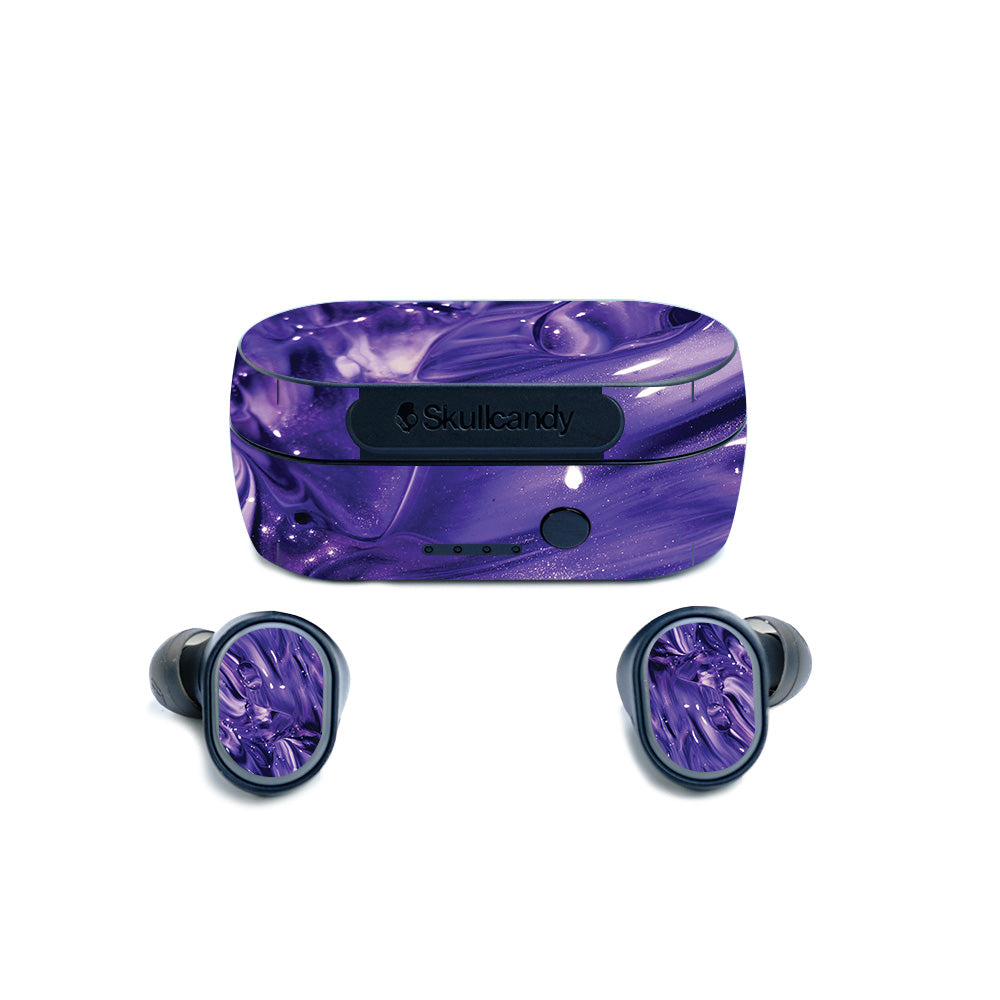 Purple Wash Skin For SkullCandy Sesh True Wireless Earbuds — MightySkins