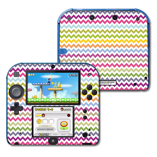 Rainbow Chevron Skin For Nintendo 2DS — MightySkins