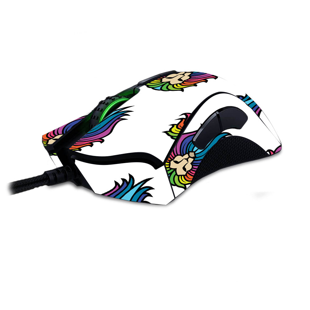 Rainbow Lion Skin For Razer Deathadder Elite — MightySkins