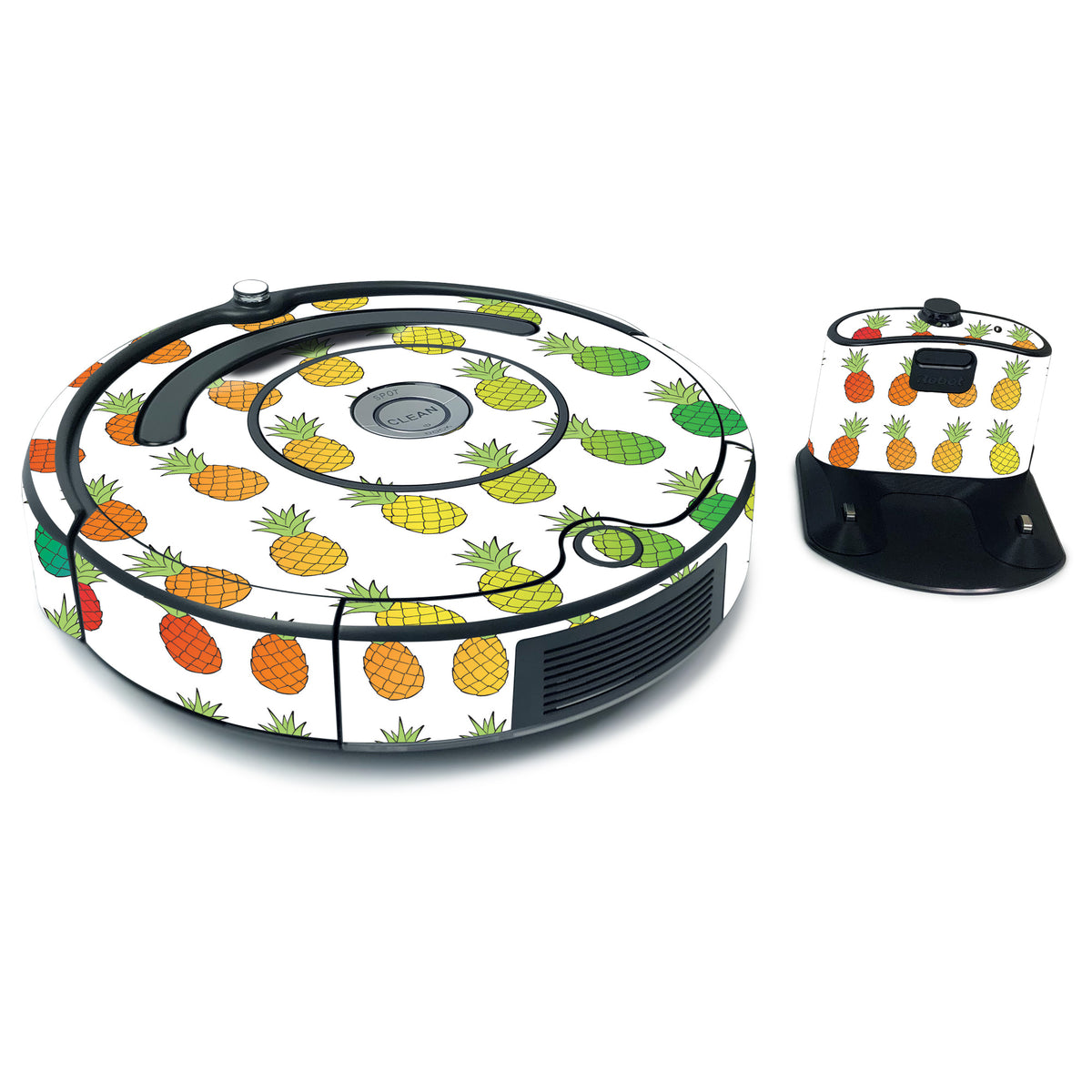 Rainbow Pineapples Skin For iRobot Roomba 675 Max Coverage — MightySkins