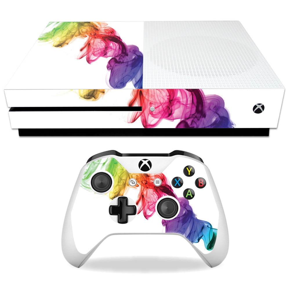 Rainbow Smoke Skin For Microsoft Xbox One S — MightySkins
