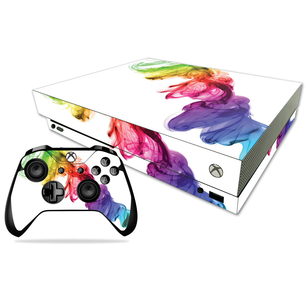 Rainbow Smoke Skin For Microsoft Xbox One X — MightySkins