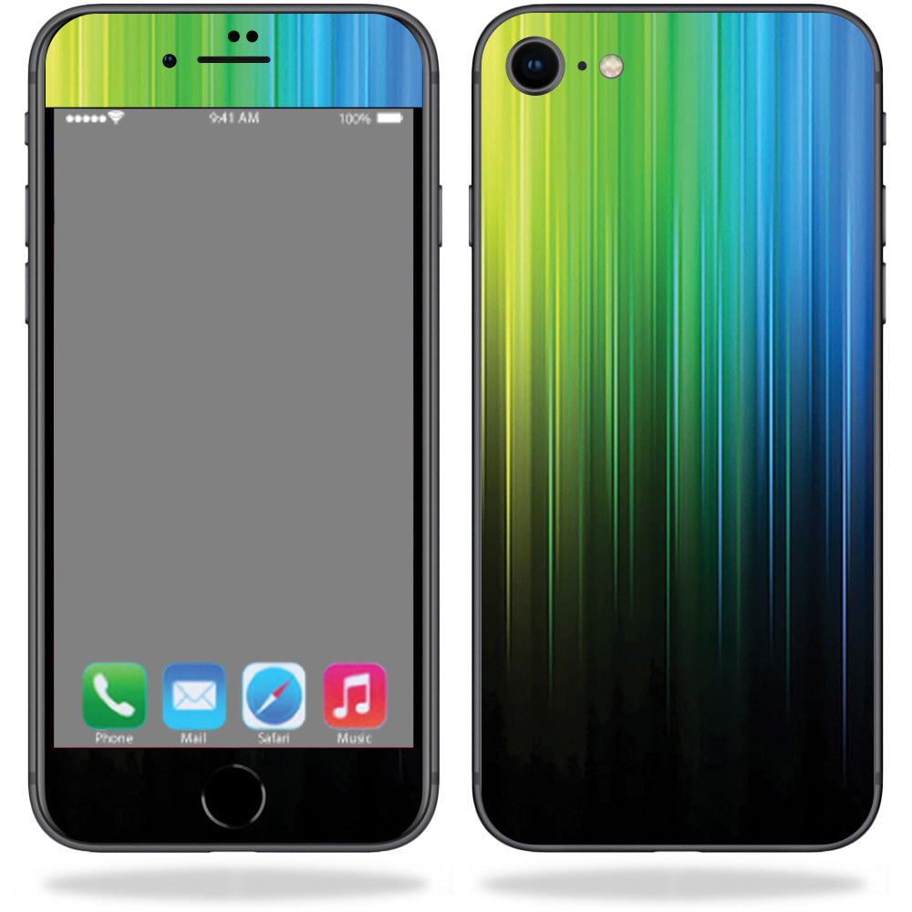 Rainbow Streaks Skin For Apple iPhone SE (2020) / 7 / 8 — MightySkins
