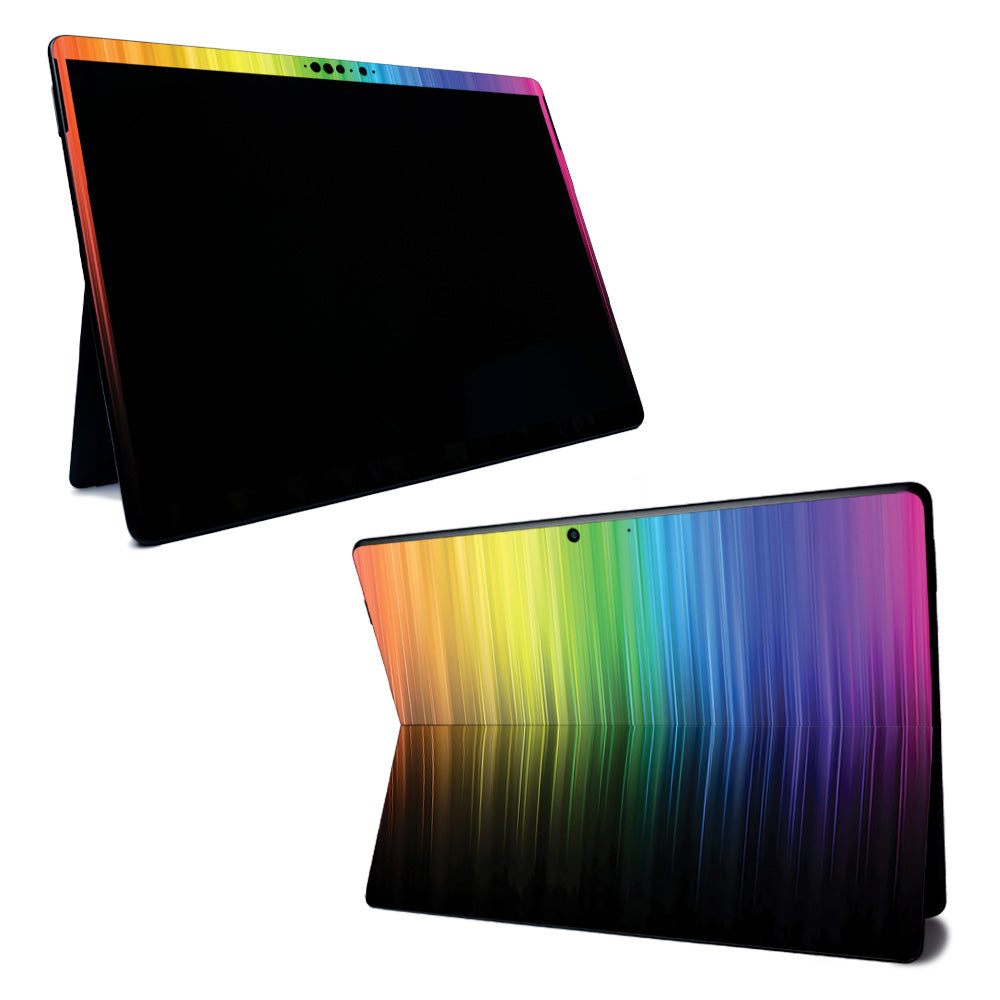 Rainbow Streaks Skin For Microsoft Surface Pro X — MightySkins