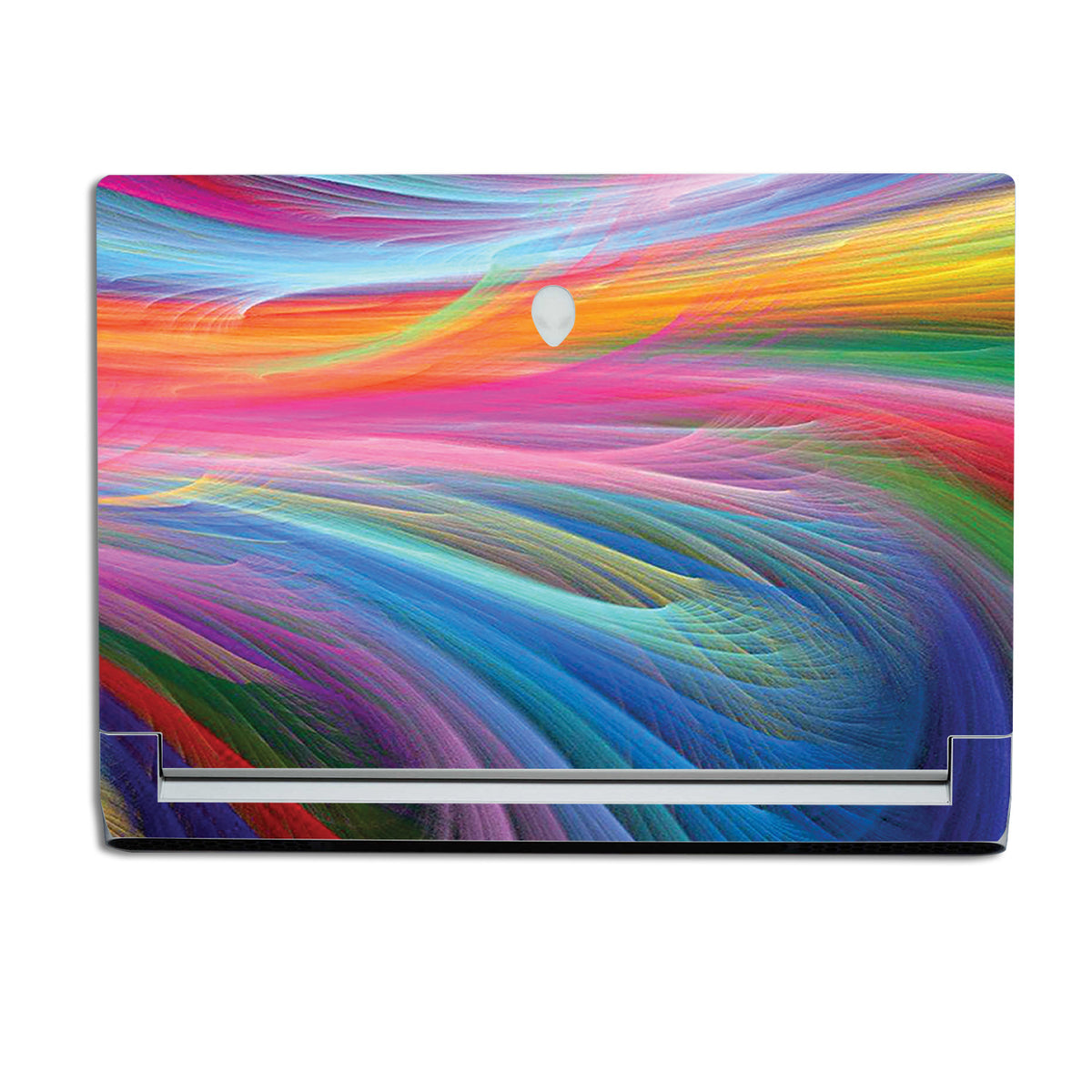 Rainbow Waves Skin For Alienware X17 (2021) Laptop — MightySkins