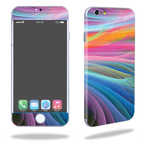 Rainbow Waves Skin For Apple iPhone 6/6S — MightySkins