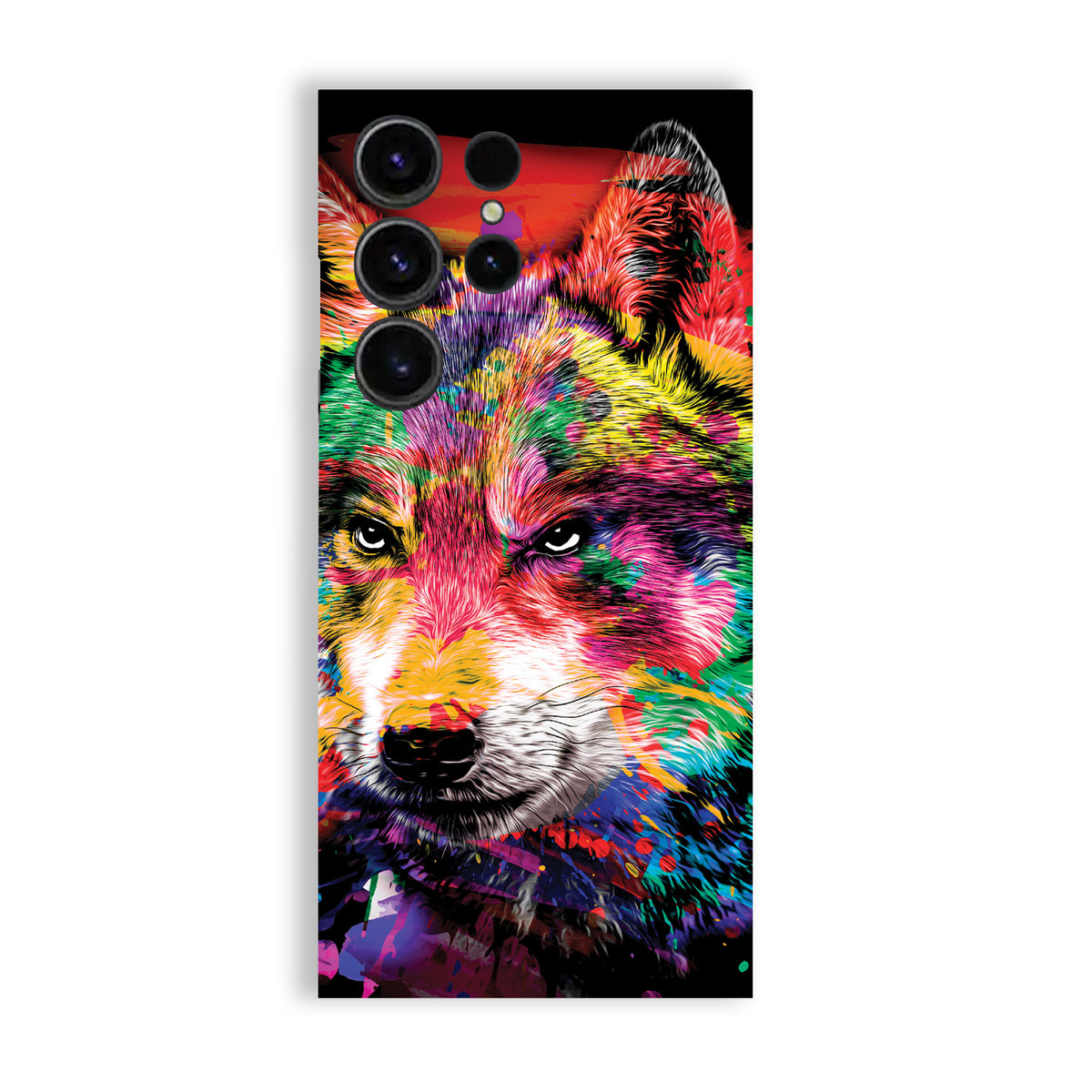 Rainbow Wolf Skin For Samsung Galaxy S23 Ultra — MightySkins