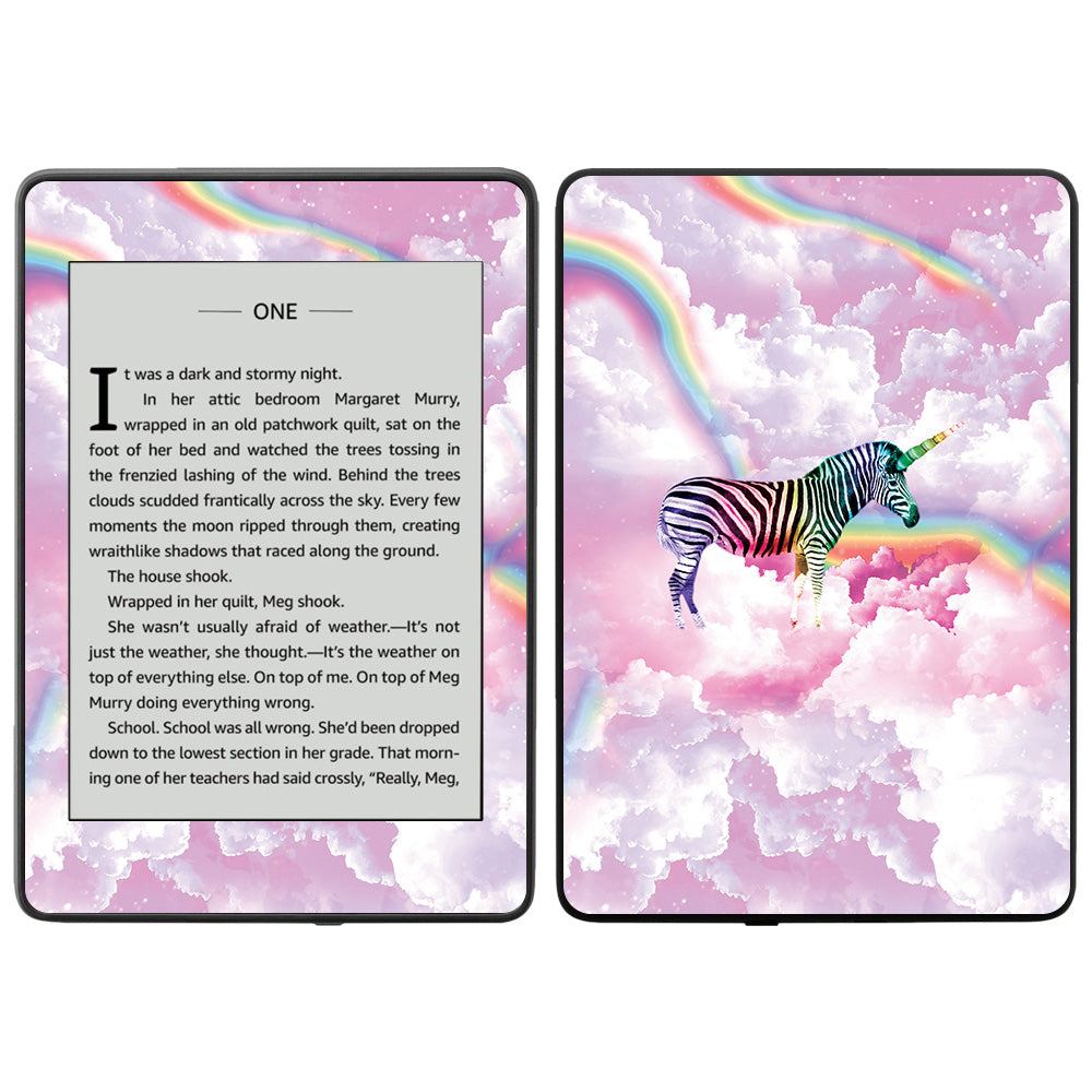 Rainbow Zebra Heaven skin is precision cut to fit perfectly. Attaches easily and peels off ...