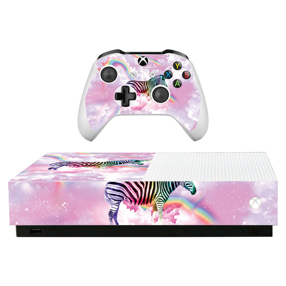 Rainbow Zebra Heaven skin is precision cut to fit perfectly. Attaches easily and peels off ...