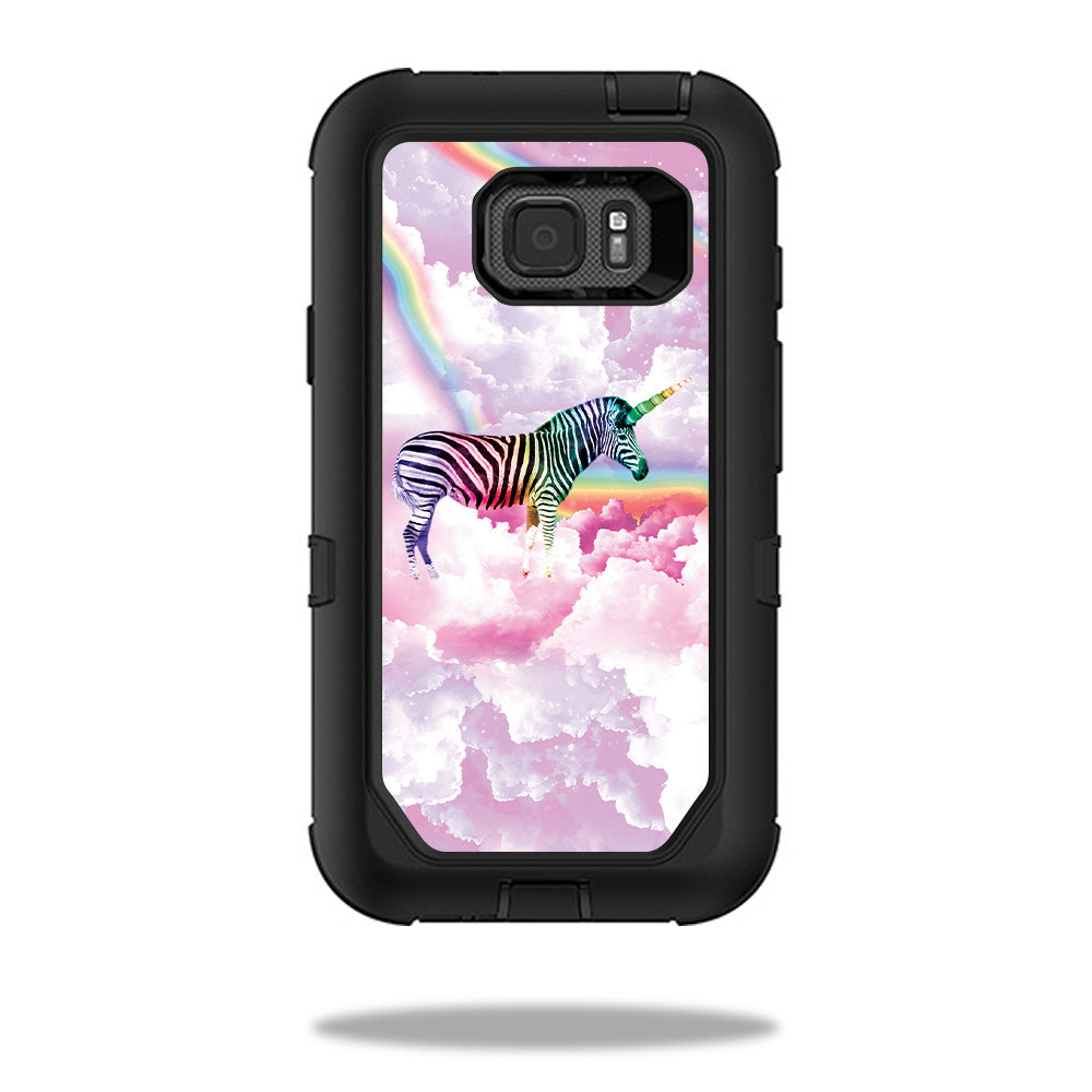 Rainbow Zebra Heaven skin is precision cut to fit perfectly. Attaches easily and peels off ...