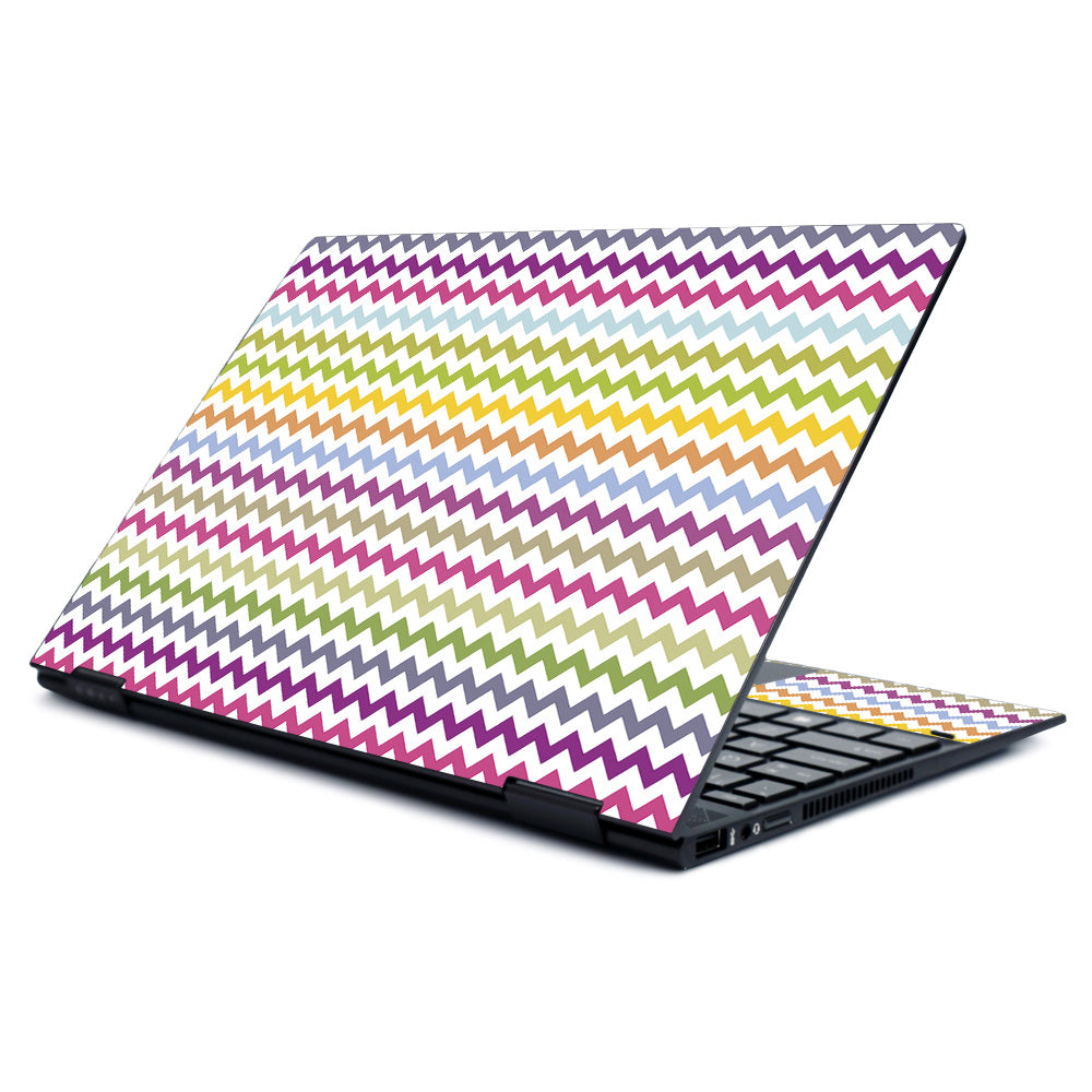 Rainbow Chevron Skin For Envy x360 13" (2019) — MightySkins