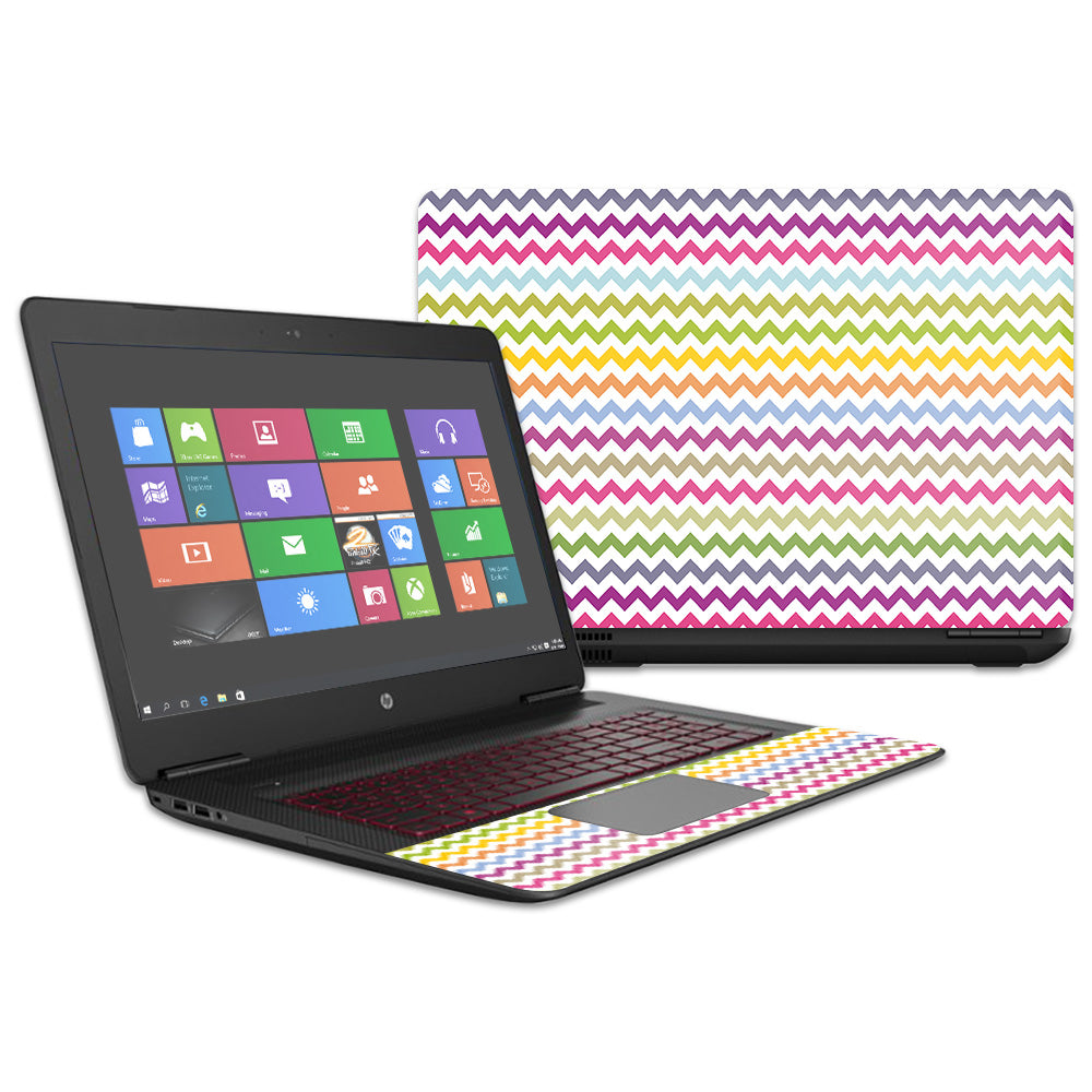 Rainbow Chevron Skin For OMEN Laptop 17 (2016) — MightySkins