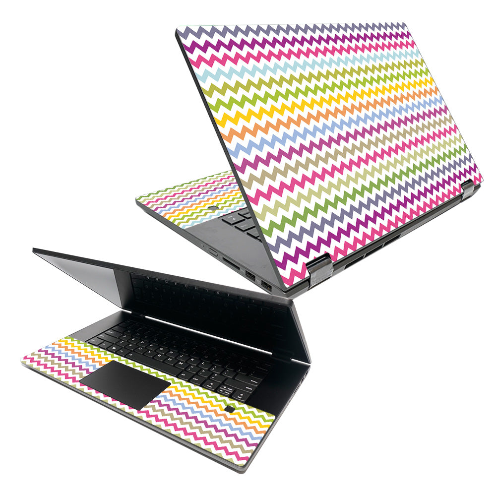 Rainbow Chevron Skin For IdeaPad C340 15" (2019) — MightySkins