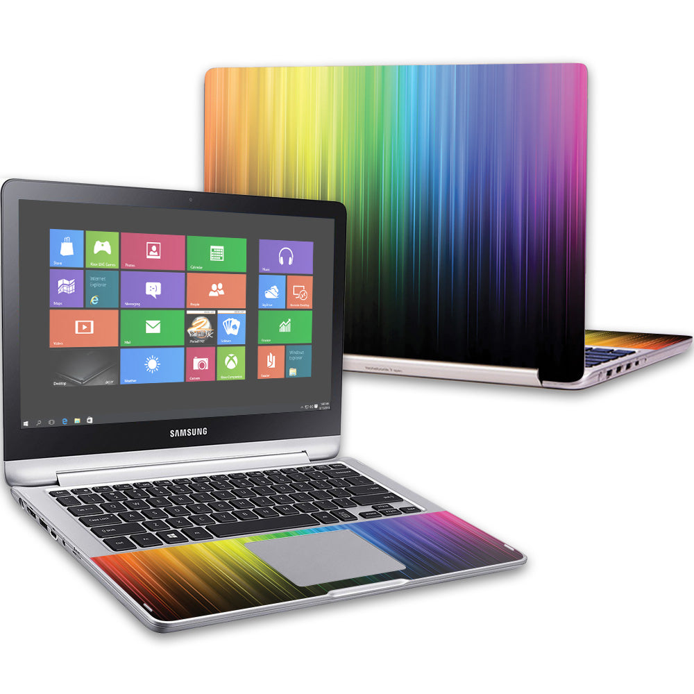 Rainbow Streaks Skin For Notebook 7 Spin 13.3" (2016) — MightySkins