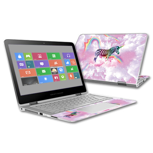 Rainbow Zebra Heaven skin is precision cut to fit perfectly. Attaches easily and peels off ...