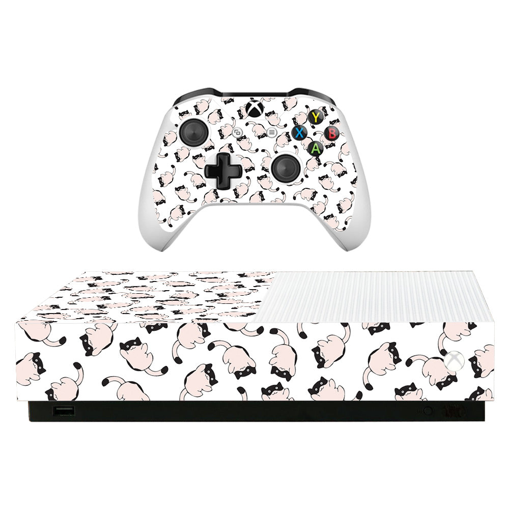 Raining Cats Skin For Microsoft Xbox One S All-Digital Edition ...