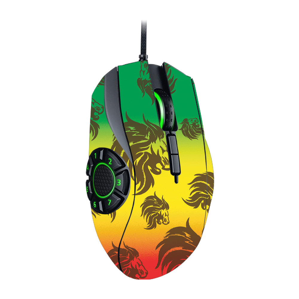 Rasta Lion Skin For Razer Naga Hex V2 — MightySkins