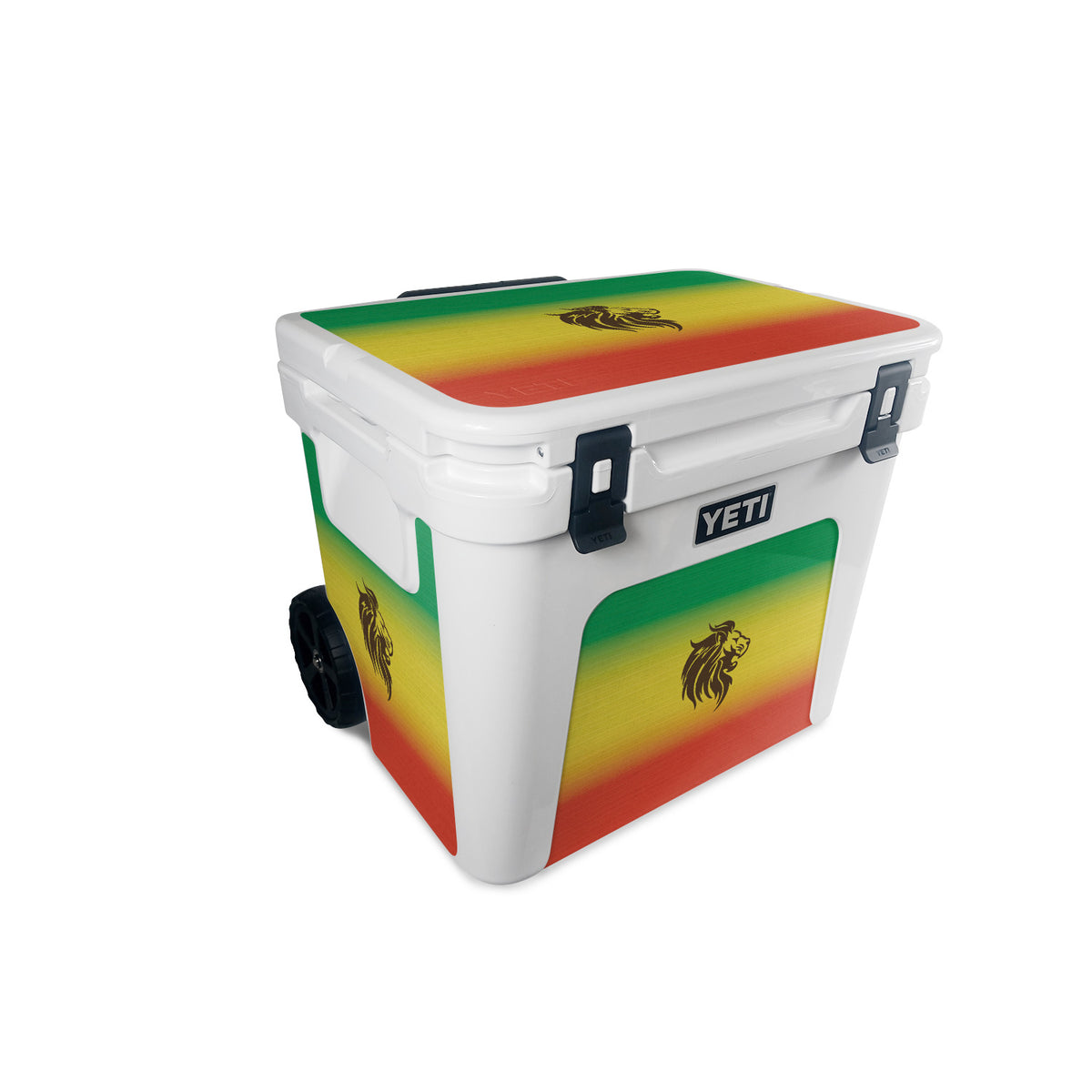 Rasta Lion Skin For Yeti Roadie 60 Wheeled Cooler — MightySkins