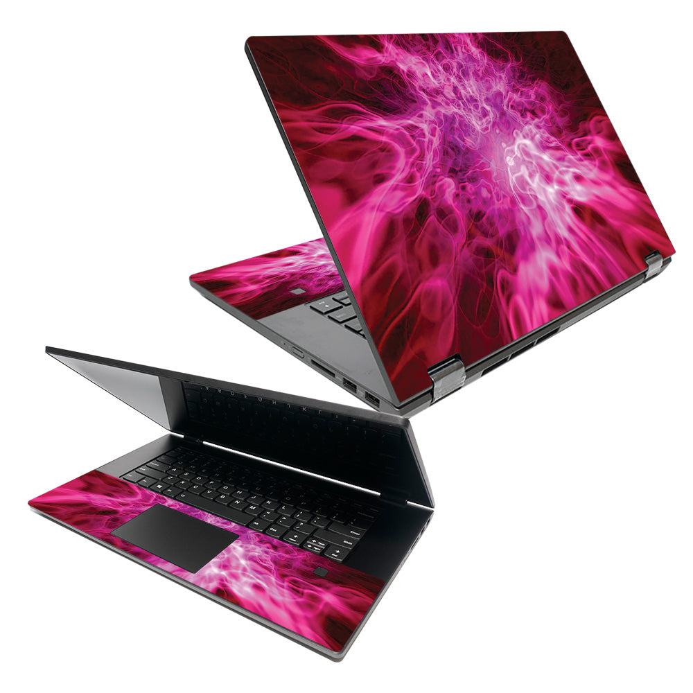 Red Mystic Flames Skin For IdeaPad C340 15" (2019) — MightySkins