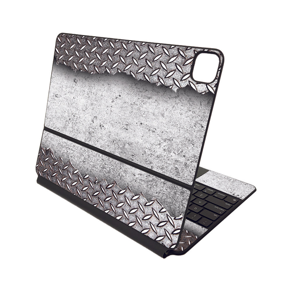 Ripped Metal Skin For Apple Magic Keyboard for iPad Pro 12.9" (3rd-6th ...