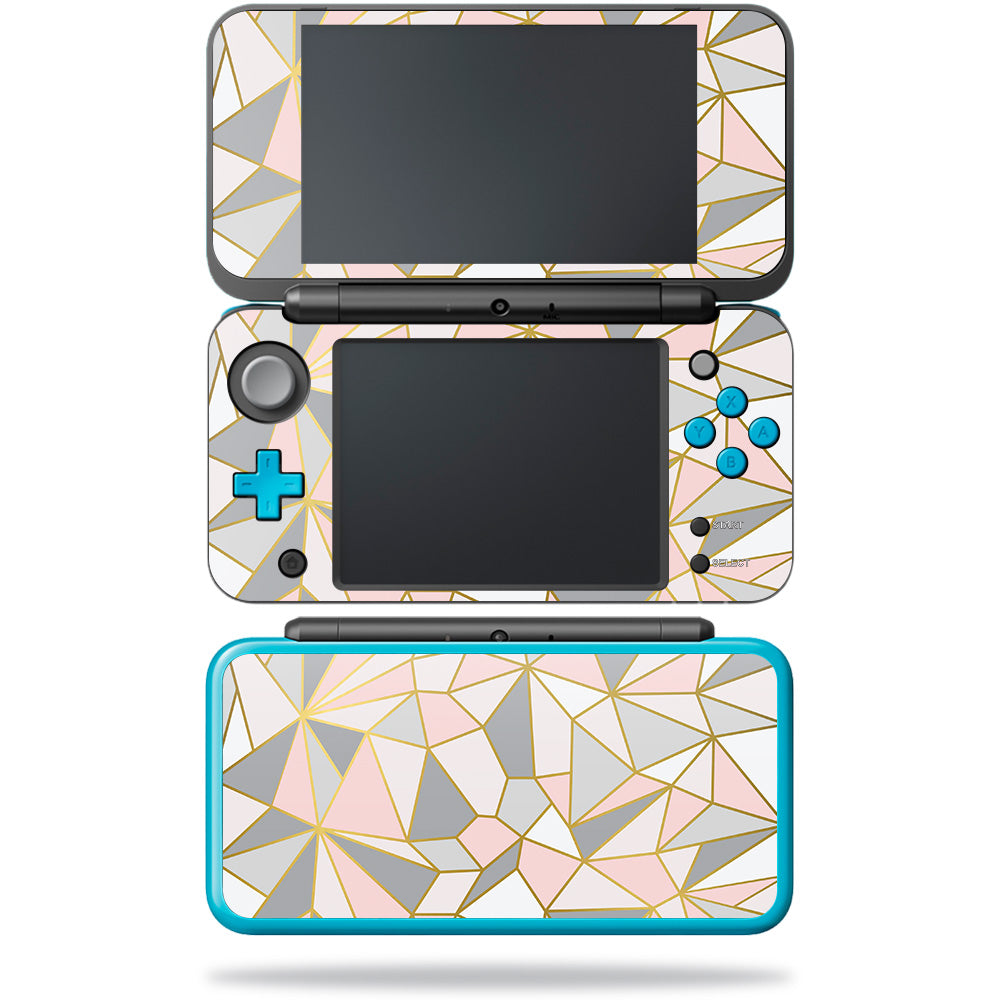 Rose Gold Polygon Skin For Nintendo New 2DS XL — MightySkins