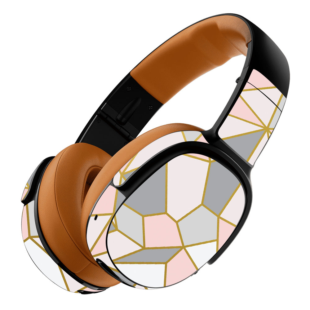 Rose Gold Polygon Skin For Skullcandy Crusher 360 Wireless — MightySkins