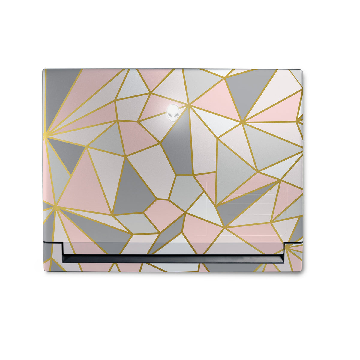Rose Gold Polygon Skin For Alienware M18 R1 (2023) Laptop — MightySkins
