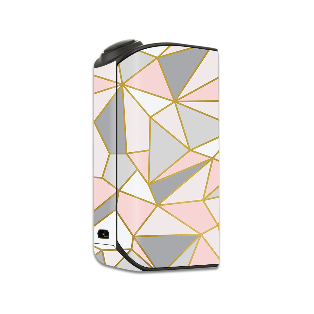 Rose Gold Polygon Skin For Tesla Tesla Touch 150W — MightySkins