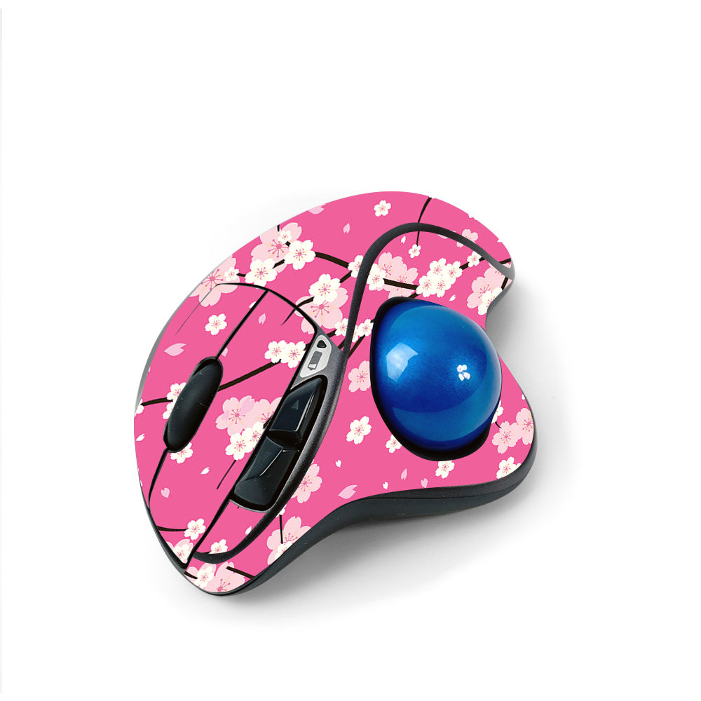 Sakura Pink Skin For Logitech M570 Wireless Trackball Mouse — MightySkins