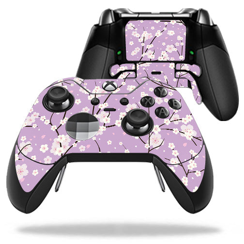 Sakura Purple Skin For Microsoft Xbox One Elite Controller — MightySkins