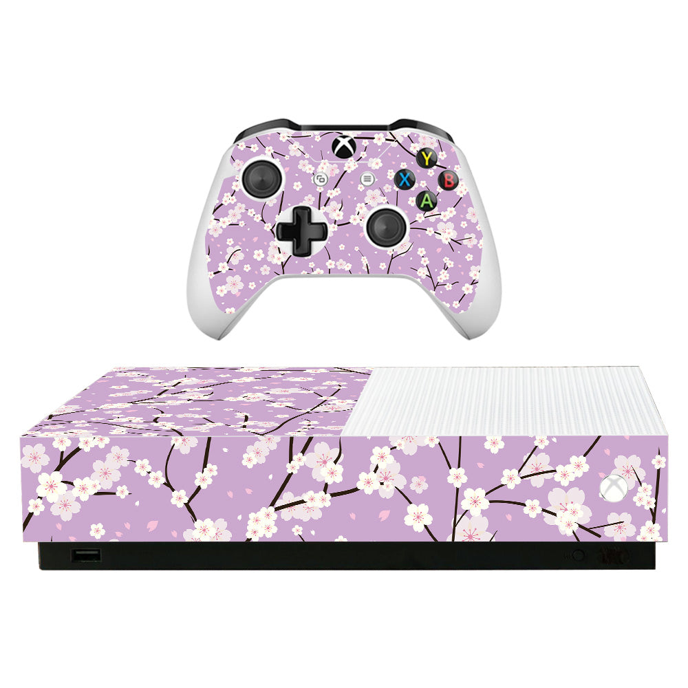 Sakura Purple Skin For Microsoft Xbox One S All-Digital Edition ...