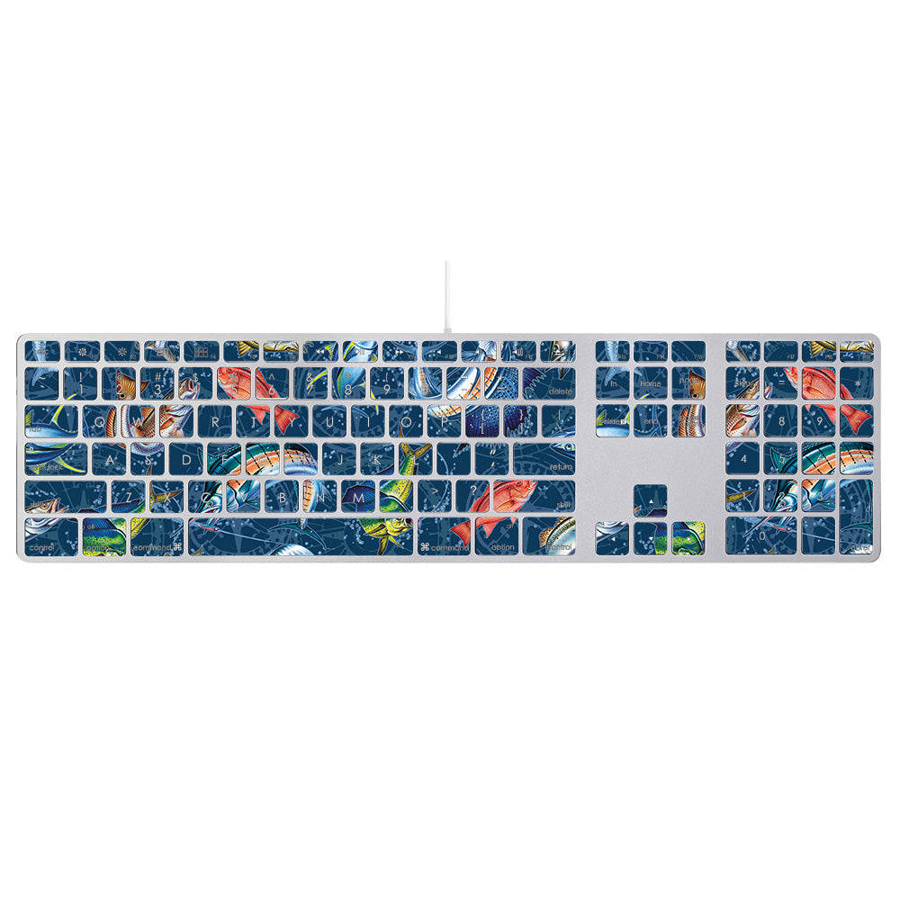 Saltwater Compass Skin For Apple Keyboard with Keypad MB110LL/B ...